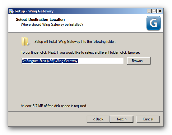 Wing Gateway Help
